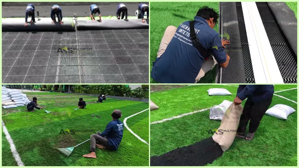 Project Pembaruan Rumput Sintetis Al Bahjah Center Cirebon - ARS Multi ...